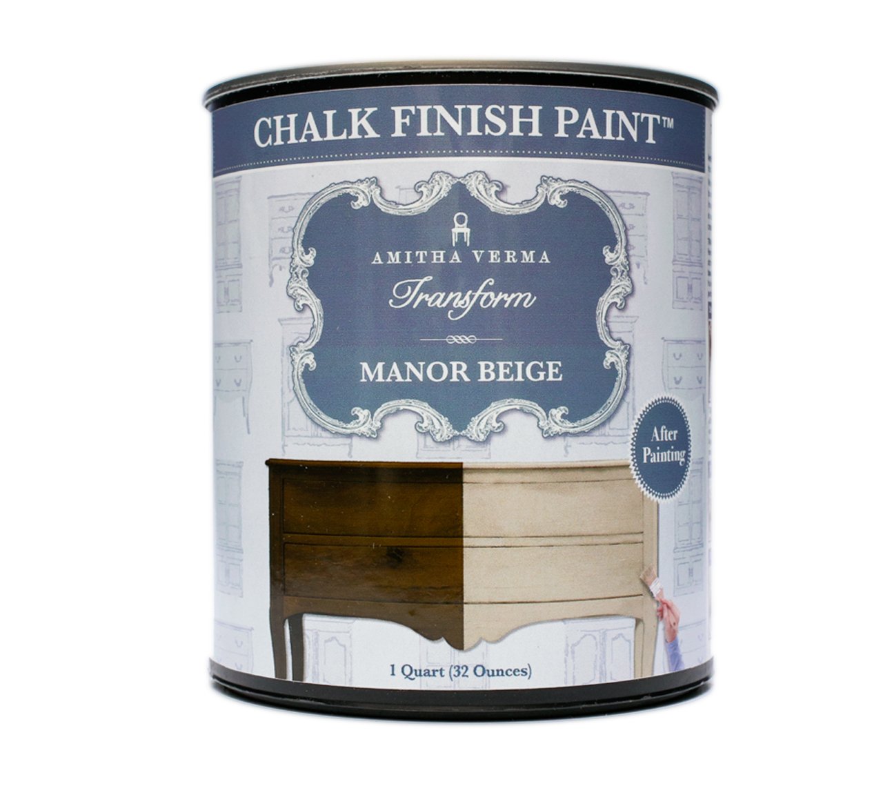 Manor Beige Chalk Finish Paint - Amitha Verma Chalk Finish Paint