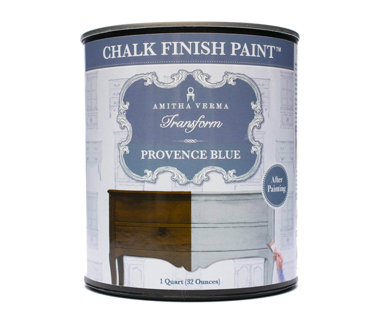 Provence Blue Chalk Finish Paint - Amitha Verma Chalk Finish Paint